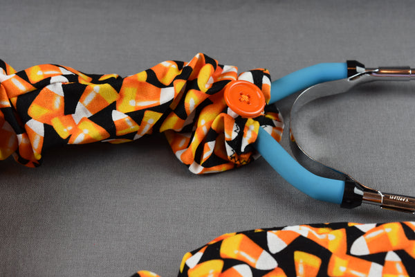 Stethoscope Cover - Halloween Candy Corn | 2 Krazy Ladies